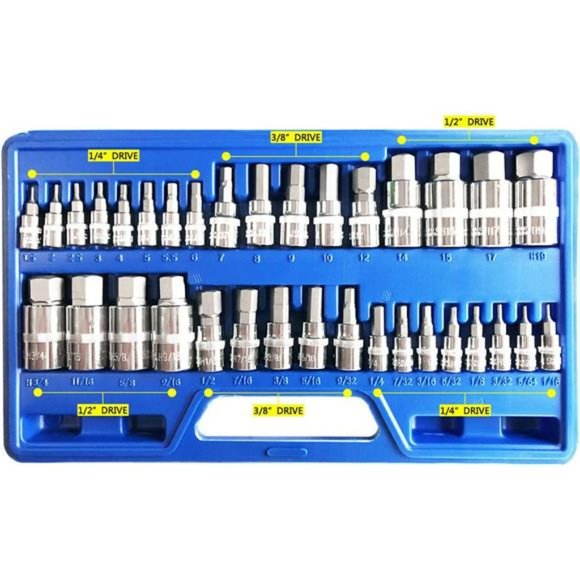 Other | Master Hex Bit Socket Set Allen Wrench Bit Kit Hex Key Set ...
